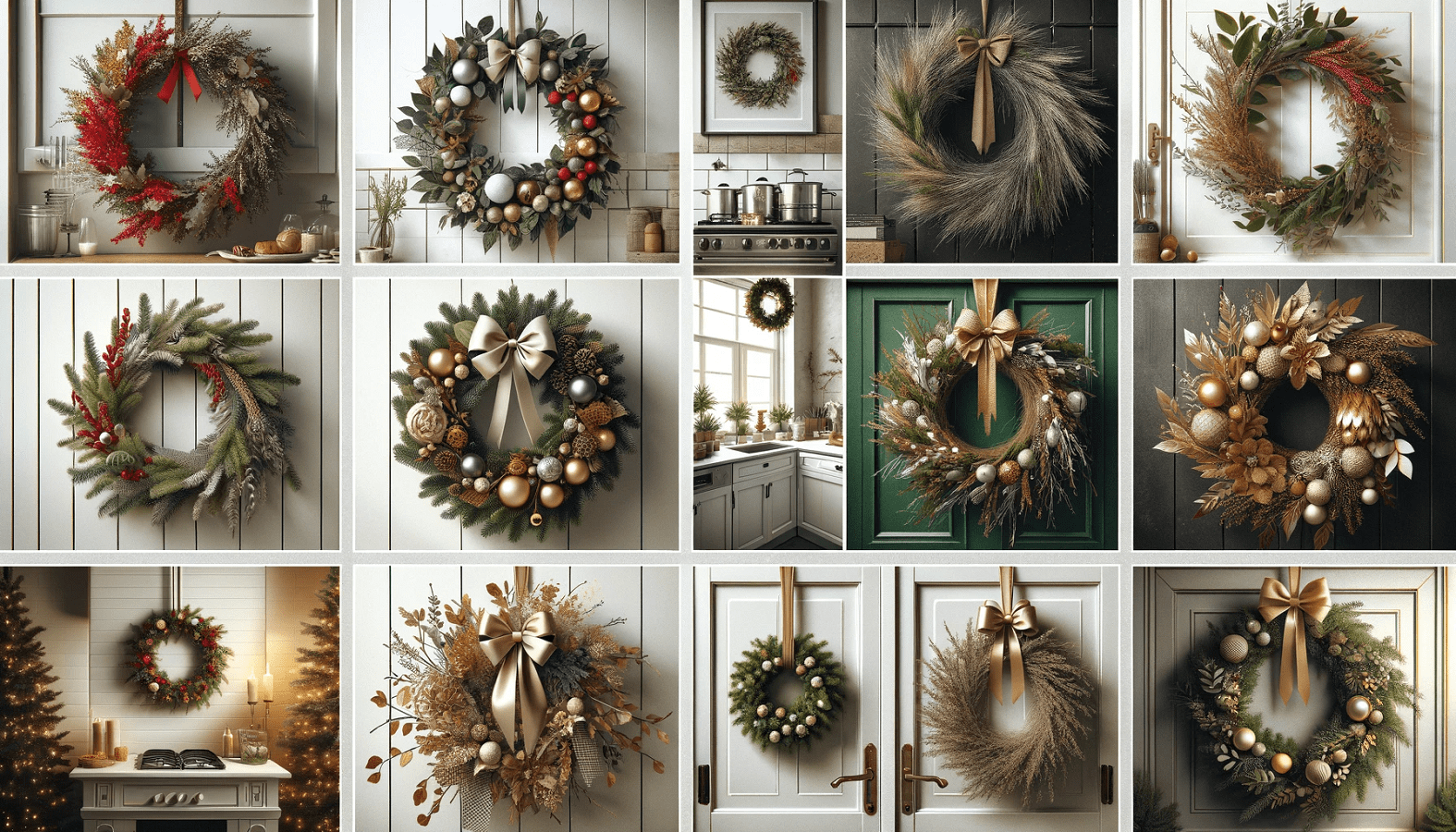 12 Christmas Wreath Decorating Ideas and Tips - by Lily's Florist