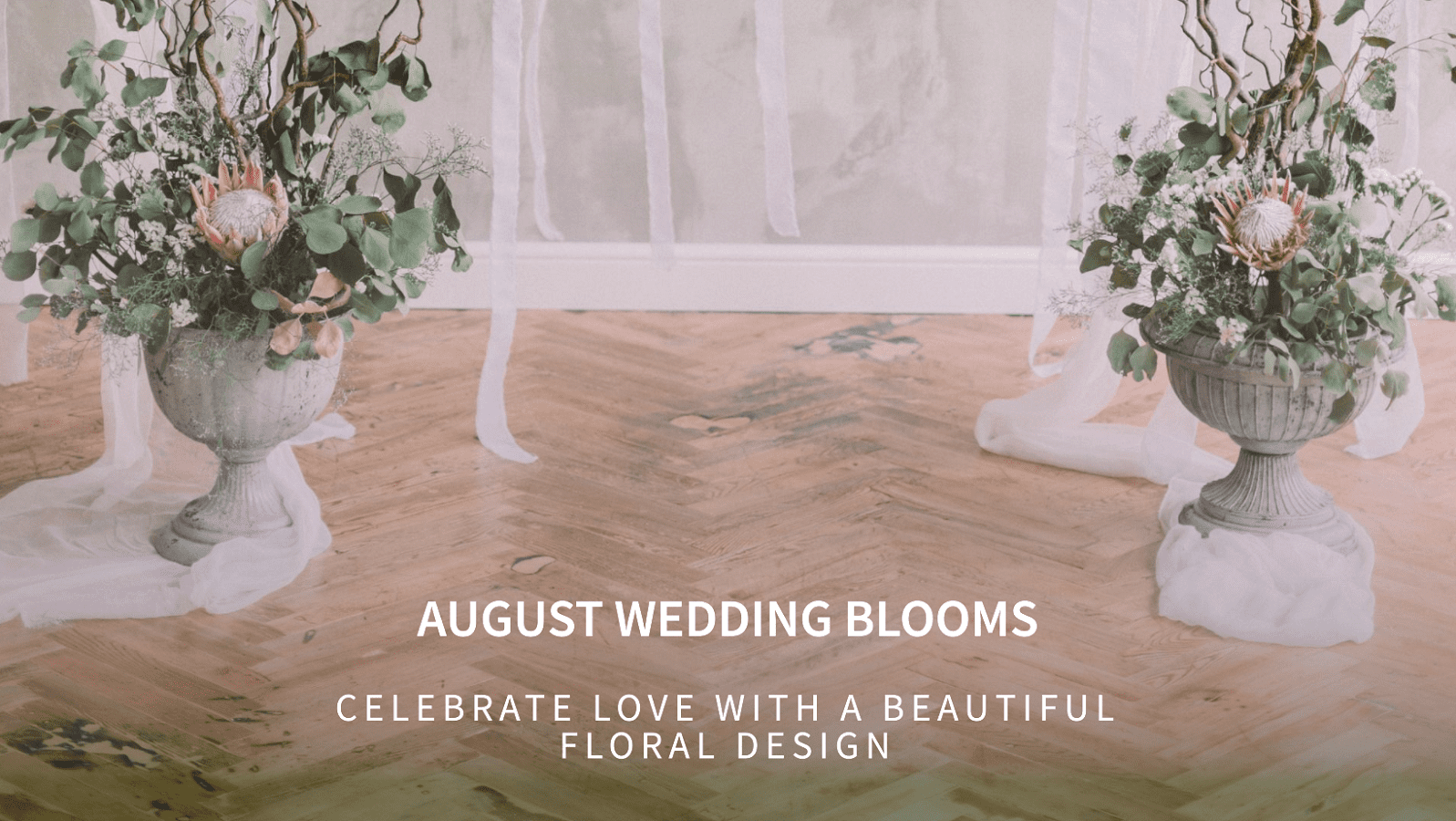 Best August Wedding Flowers